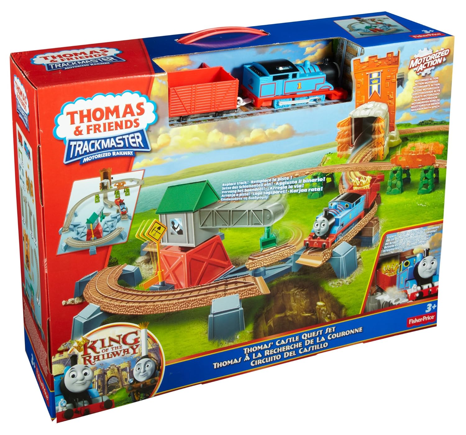 NEW Thomas the tank engine and Friends Trackmaster Quest for the Crown ...