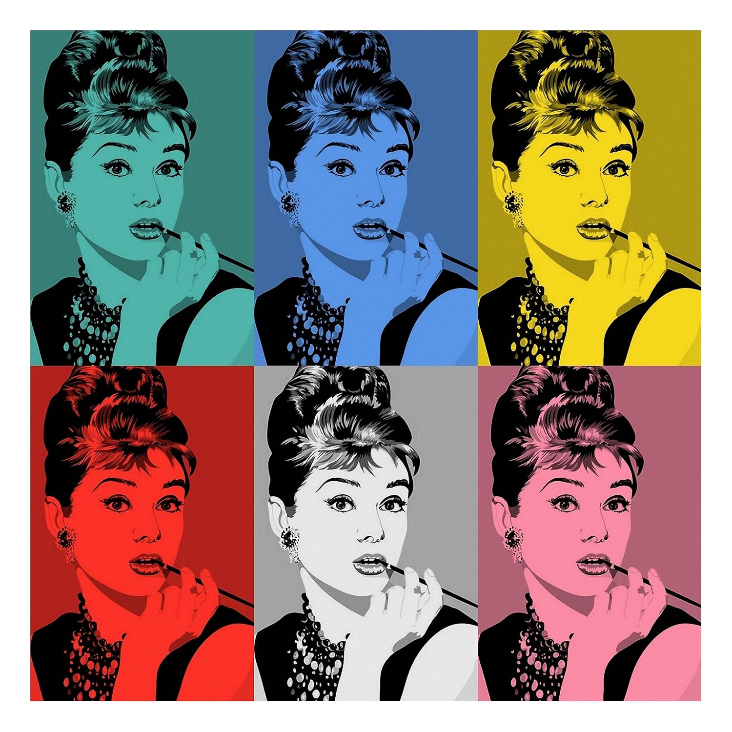 Audrey Hepburn series by Andy Warhol | Warhol art, Pop art effect, Andy ...