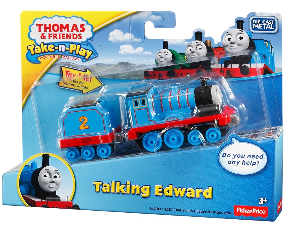 Thomas The Train Take N Play Talking Edward Free Shipping New | eBay