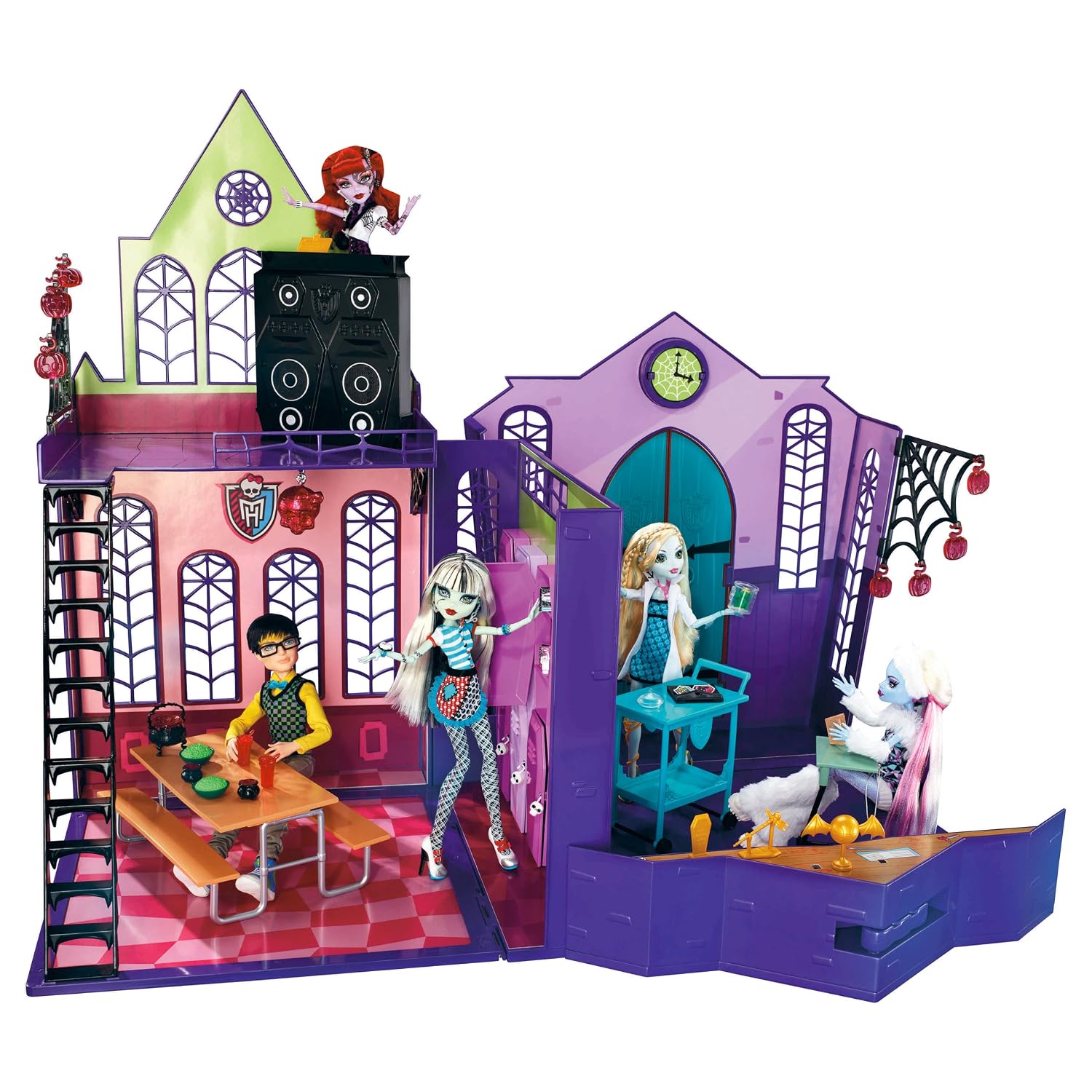 Monster High House School Play Set Dolls Ghouls Rule Barbie Toy New | eBay