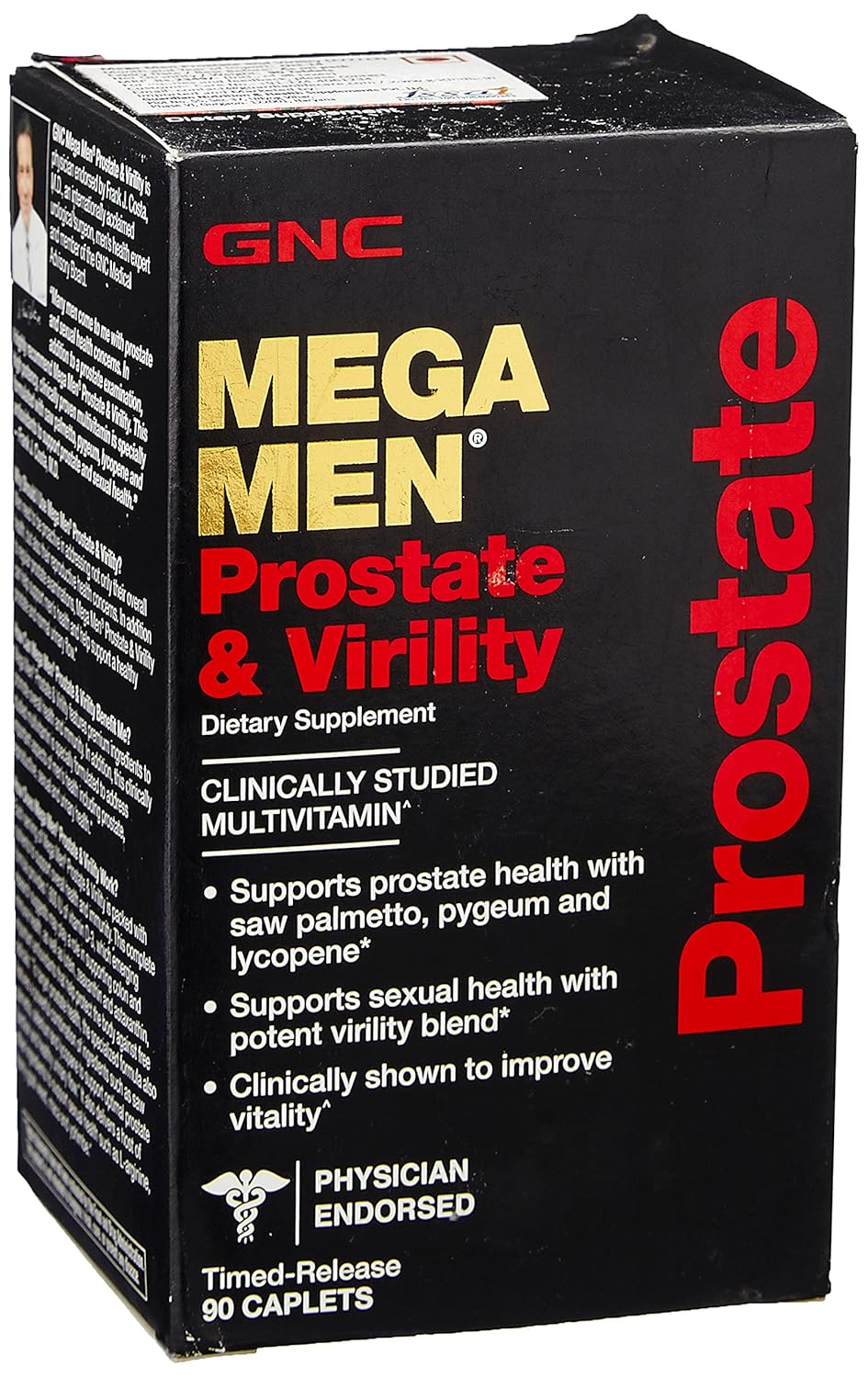 GNC Mega Men Prostate and Virility 90 Caplets