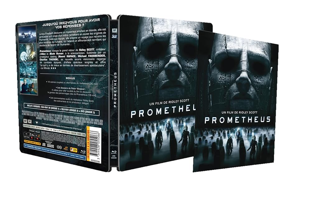 Prometheus (3D Blu-ray SteelBook) (Lenticular Magnet) [France] | Hi-Def ...