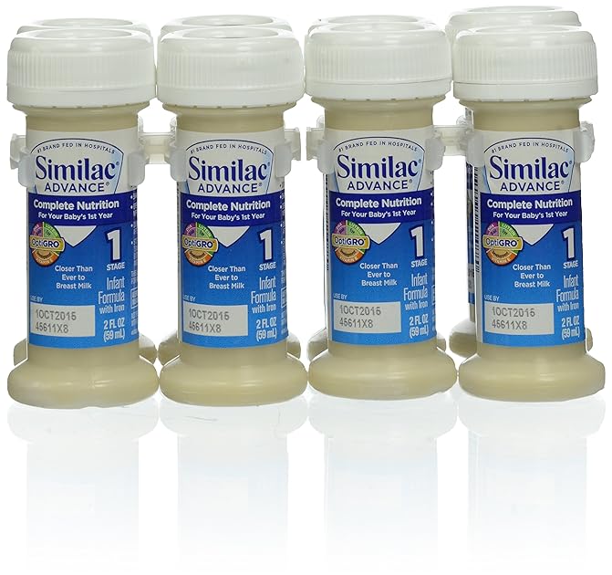 Similac Advance Newborn Infant Formula with Iron, Stage 1 Ready-to-Feed ...