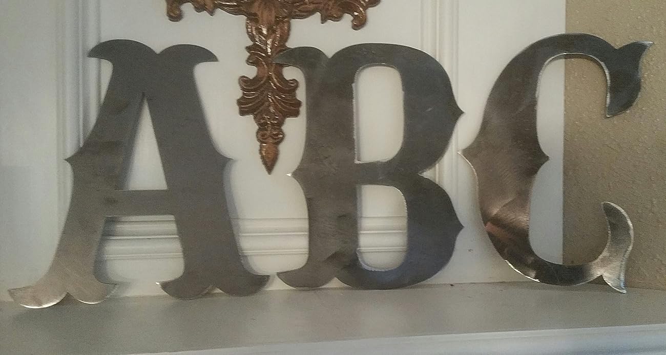 Individual Metal Letters