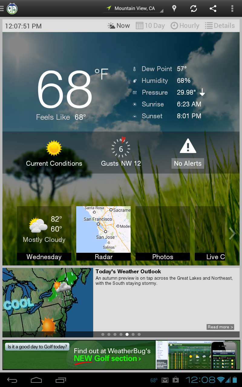 WeatherBug for Kindle Fire | Kindle Fire on Kindle Nation Daily