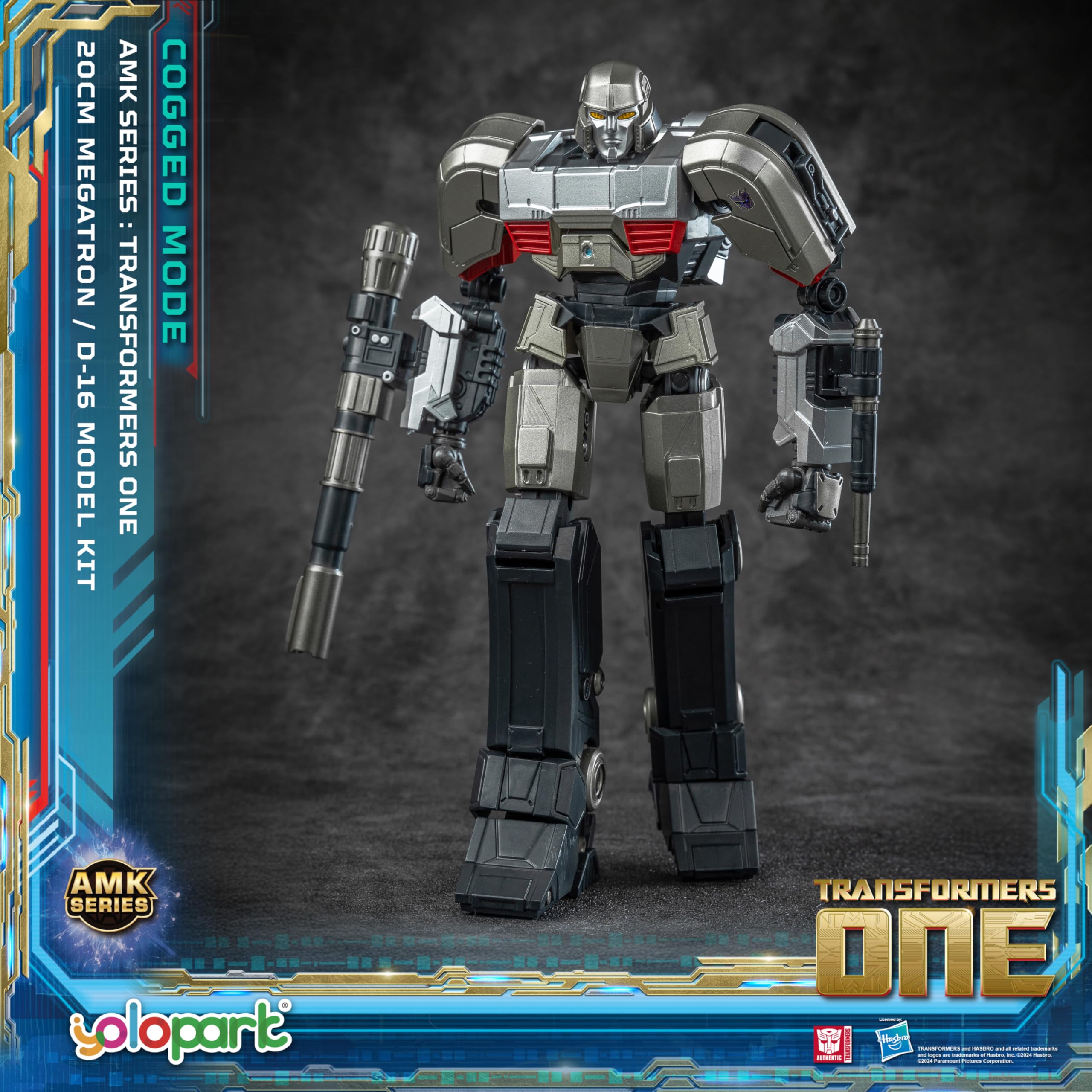 YOLOPARK TRANSFORMERS ONE Megatron (D-16) Cog Mode Action Figure, 7.87 ...